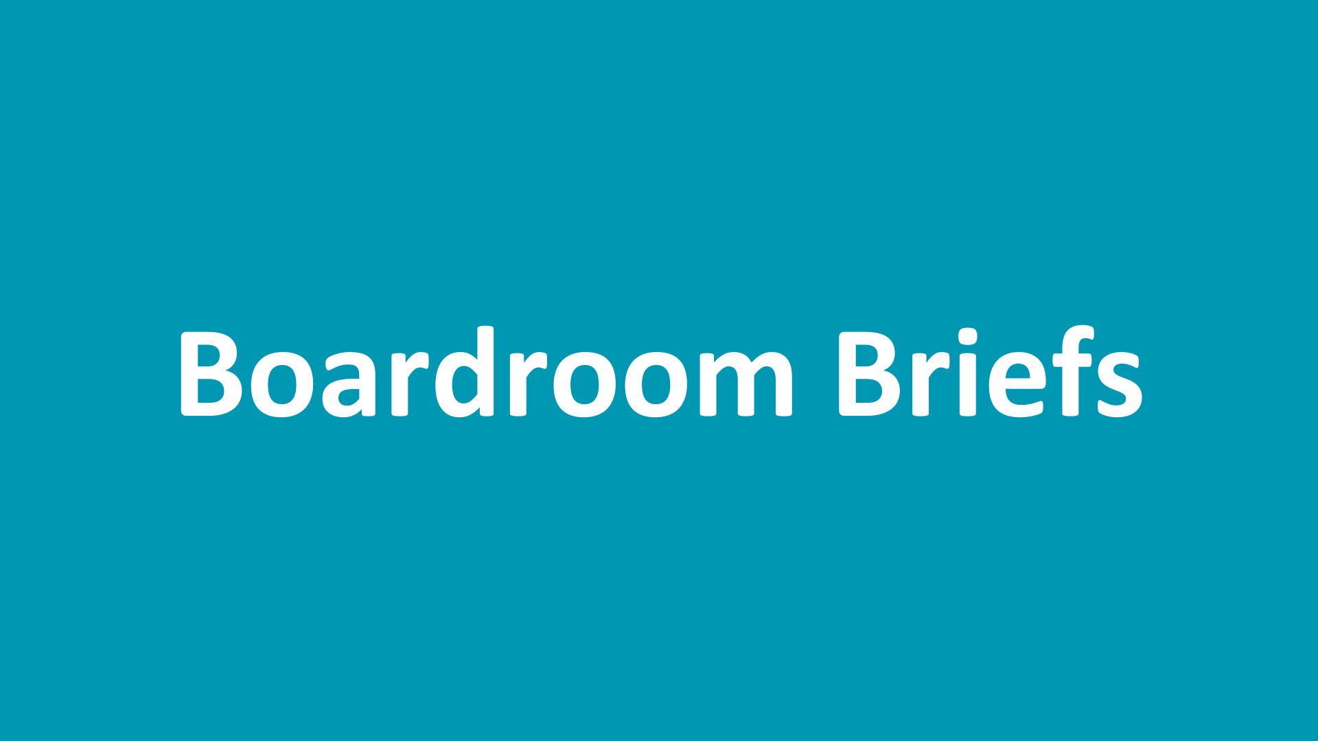 Boardroom Briefs May 21, 2025 - Limestone Learning Foundation