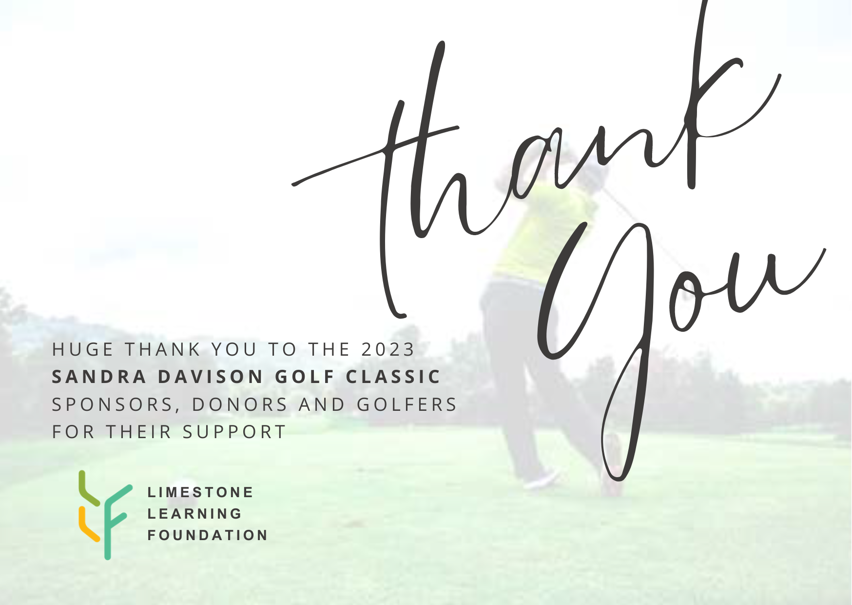 Golf Tournament a great success!